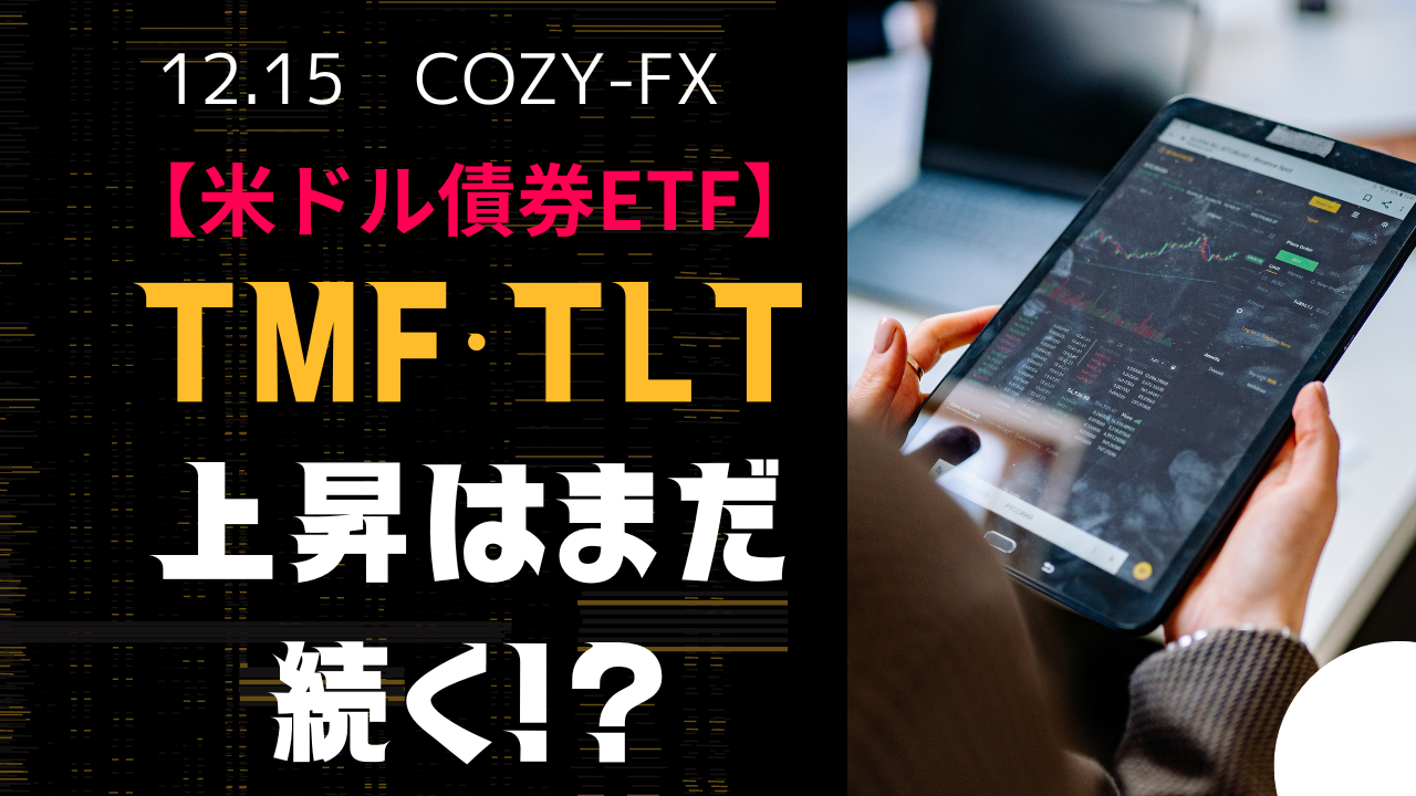 12.15アメリカ債券ETFの買い時TMF・TLT｜重要経済指標の結果と利下げの思惑 | ブラッシュアップスキル